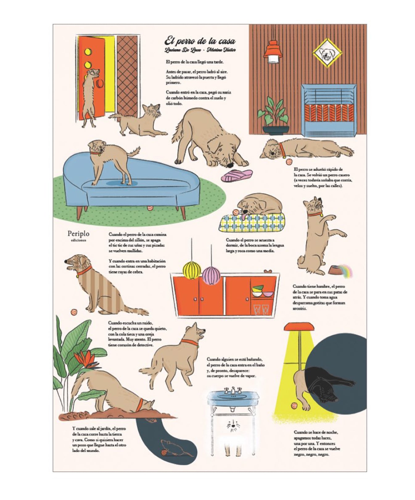 Lámina El perro esta en la casa - Periplo – holayeti